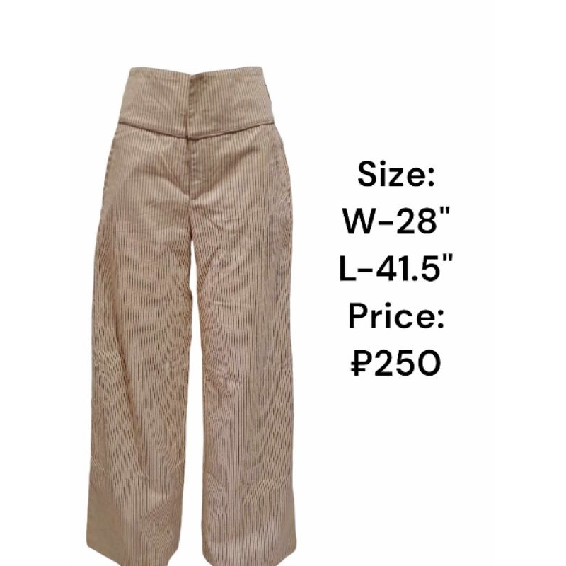 TROUSER PANTS (STRIPES) | Shopee Philippines
