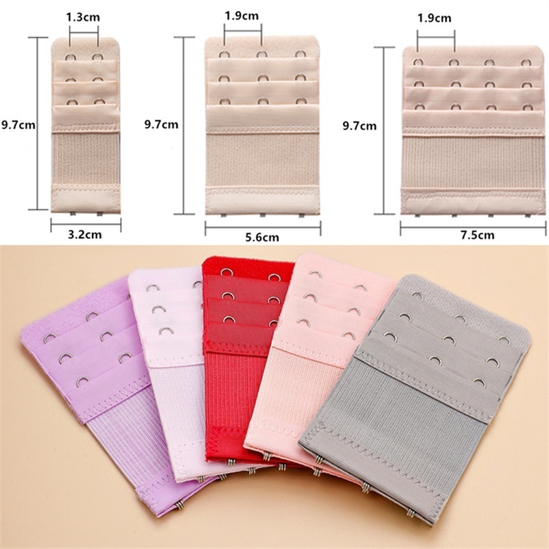 3pcs Bra Extender 2 or 3 Hooks 3 Rows Underwear Extender Bra Extension ...
