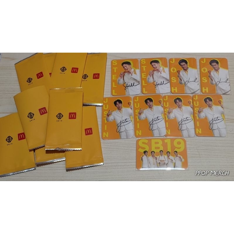 SB19 MCDO OFFICIAL PHOTOCARDS SB19 OFFICIAL MERCH LIMITED EDITION ...