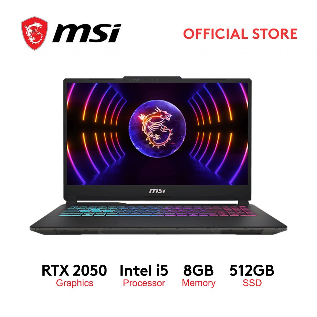 MSI Cyborg 15 A12UCX-1298PH 15.6" FHD i5-12450H 8GB 512GB SSD RTX2050 ...