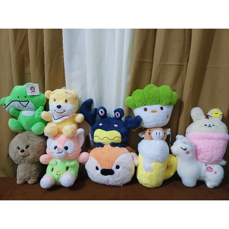 10pcs cute bundle stuffed toys ( Claw machine ) | Shopee Philippines