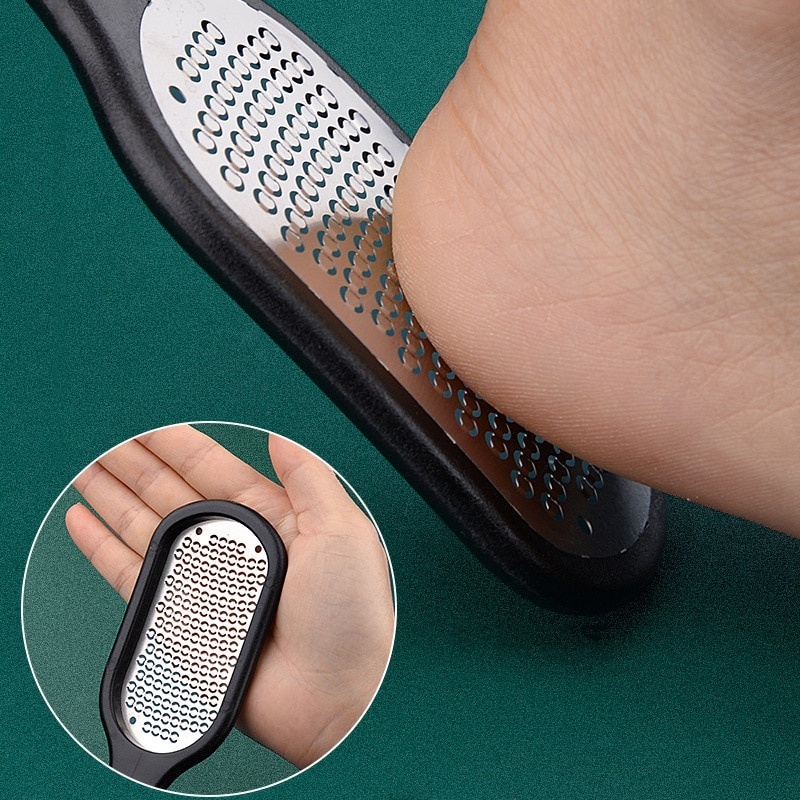 Foot File Stainless Steel Spa Pedicure Callus Remover Foot Care Rasp ...