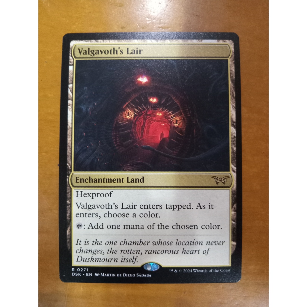 MTG Valgavoth's Lair Rare DSK Duskmourn: House of Horror Magic the ...
