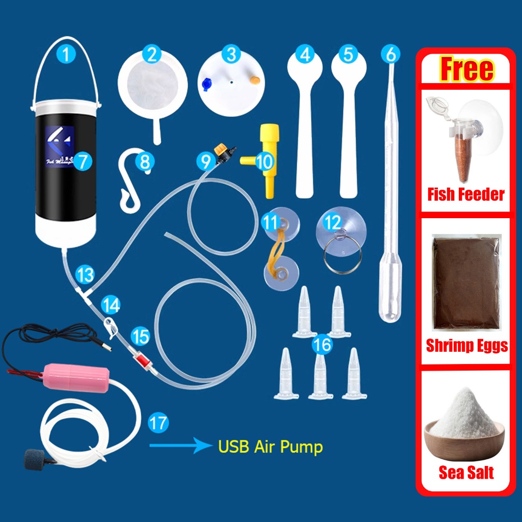 Baby brine shrimp hatchable Brine shrimp hatchery kit brine shrimp ...