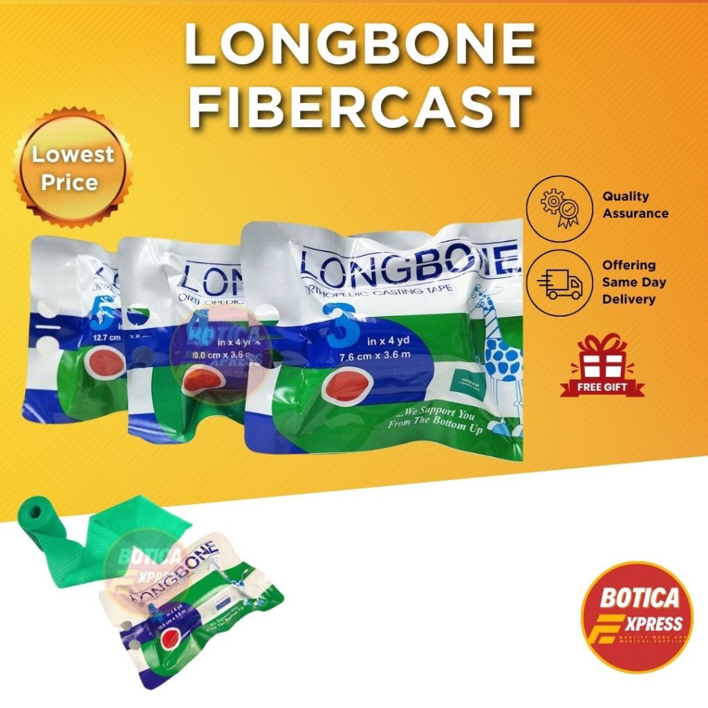 LONGBONE ORTHOPEDIC Fiberglass Casting Tape | Casting Tape Polyester 2 ...
