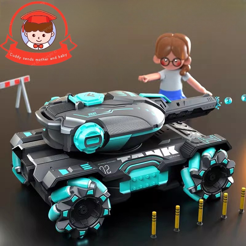 【COD】Remote Control Car Rechargeable Can Be Launched Water Bomb Tank ...