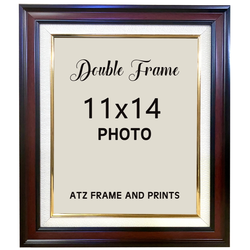 11R (11"x14'') Photo Frame with Double Frame and Glass | Shopee Philippines