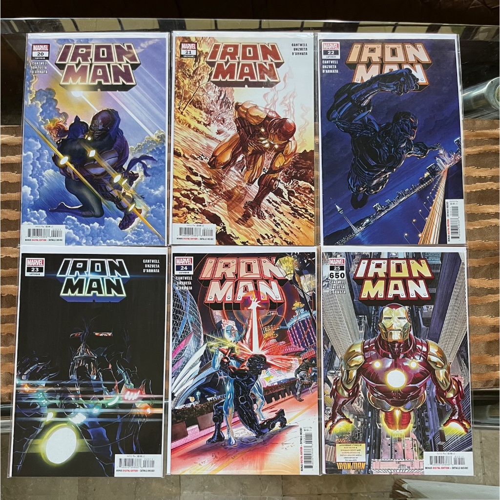 Iron Man Source Control Complete Set of 6 Regular Issue Comics | Shopee ...