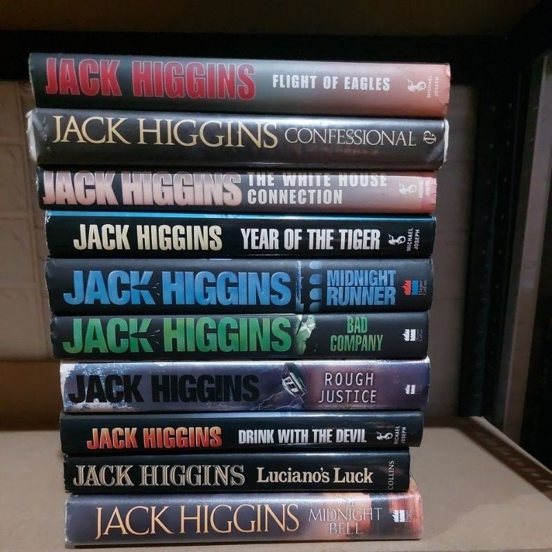 Jack Higgins Books HB | Shopee Philippines