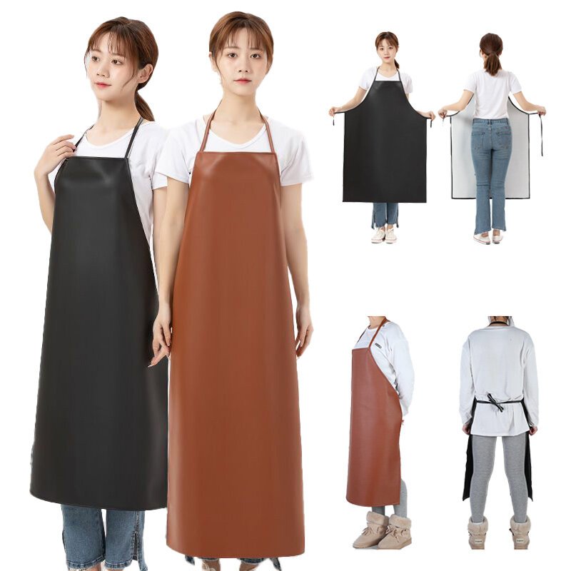 PVC Apron Home Waterproof Apron Transparent Suitable For Kitchen ...