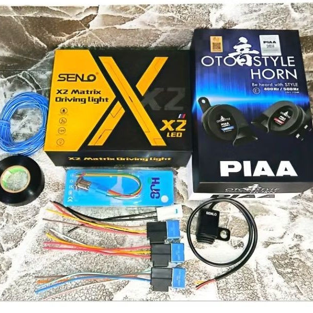SENLO X2 PLUS 90 WATTS MDL SET & ORIGINAL PIAA HORN | SENLO SWITCH ...