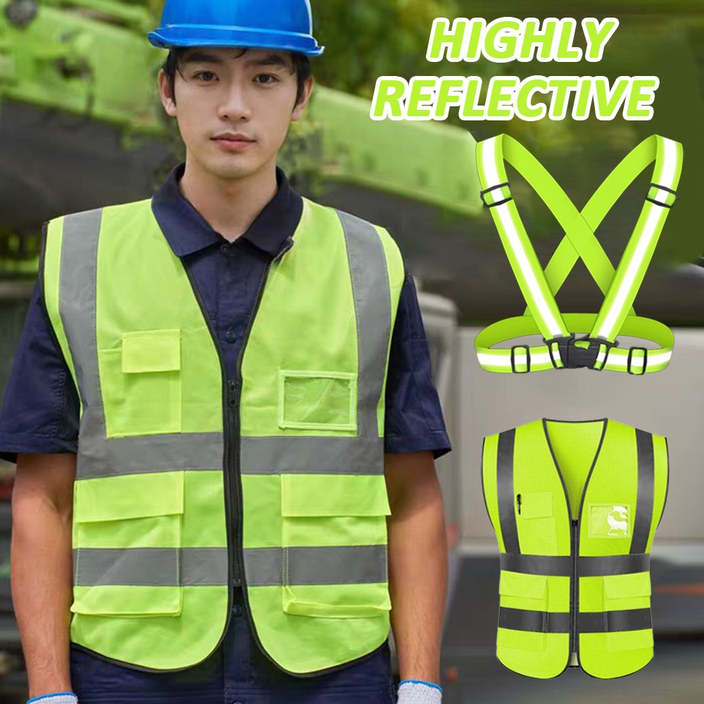 Reflectorized Vest Reflective Vest Security Vest Traffic Safety Vest ...
