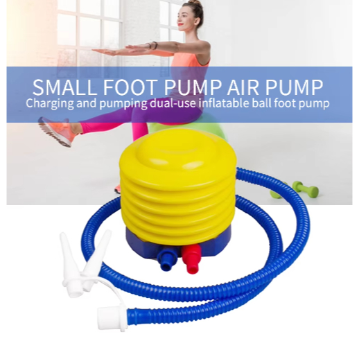 Balloon Air Pump Inflator Plastic DIY Hand Held Foot Pump Random Color ...