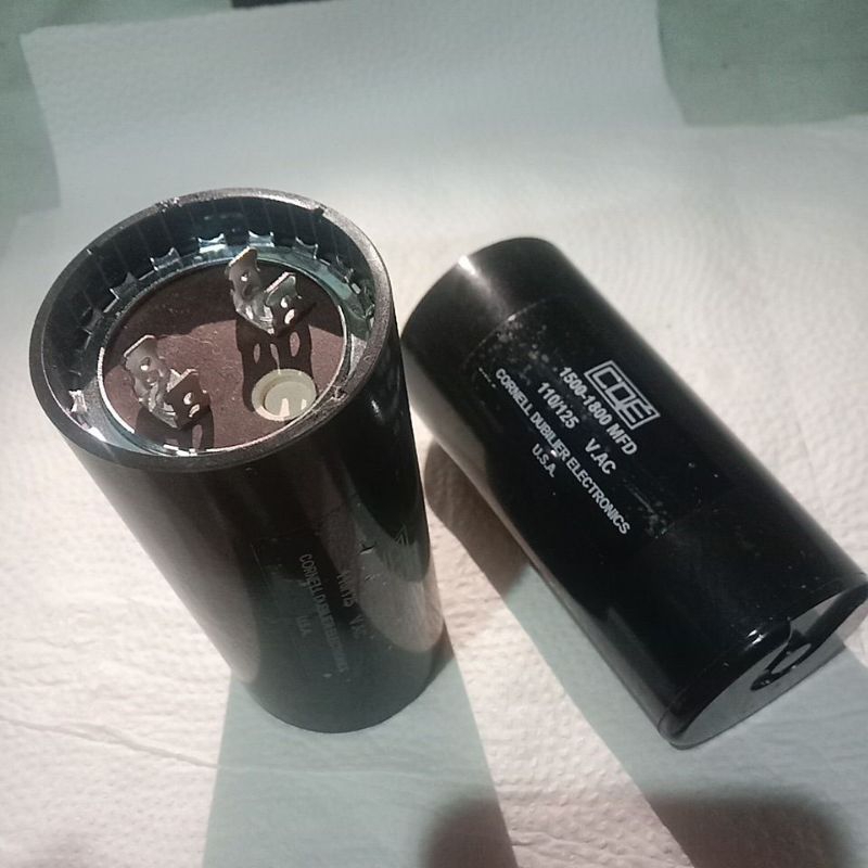 1500-1800 Mfd 110-125VAC MOTOR STARTING CAPACITOR | Shopee Philippines