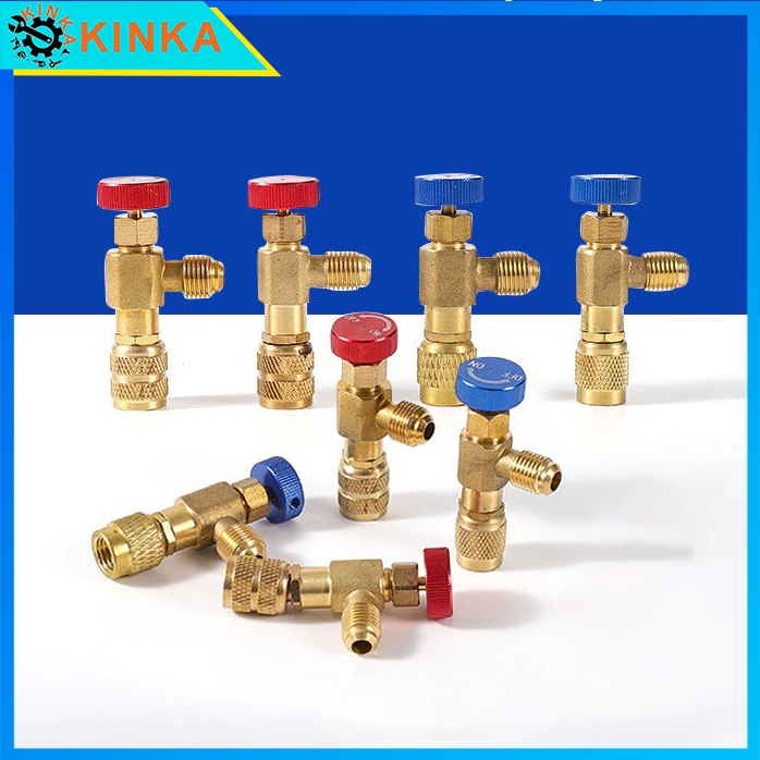 Safety Valve Adapter R410A R22 Refrigerant Charging Retention Control ...