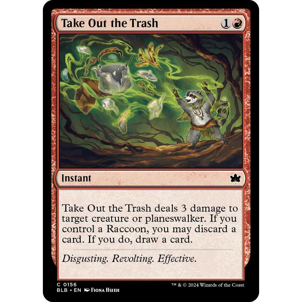 Magic the Gathering - Take Out the Trash - MTG Red - BLB - NM - (_RAS ...