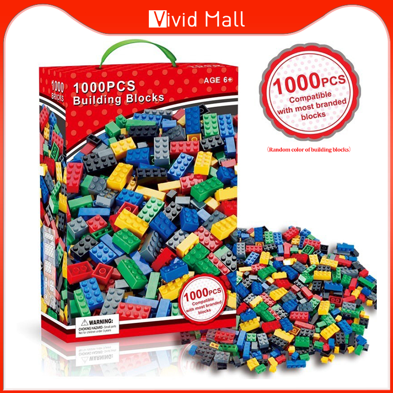Vivid 1000pcs Building Blocks For Kids Blocks Toys Gifts For Kids ...
