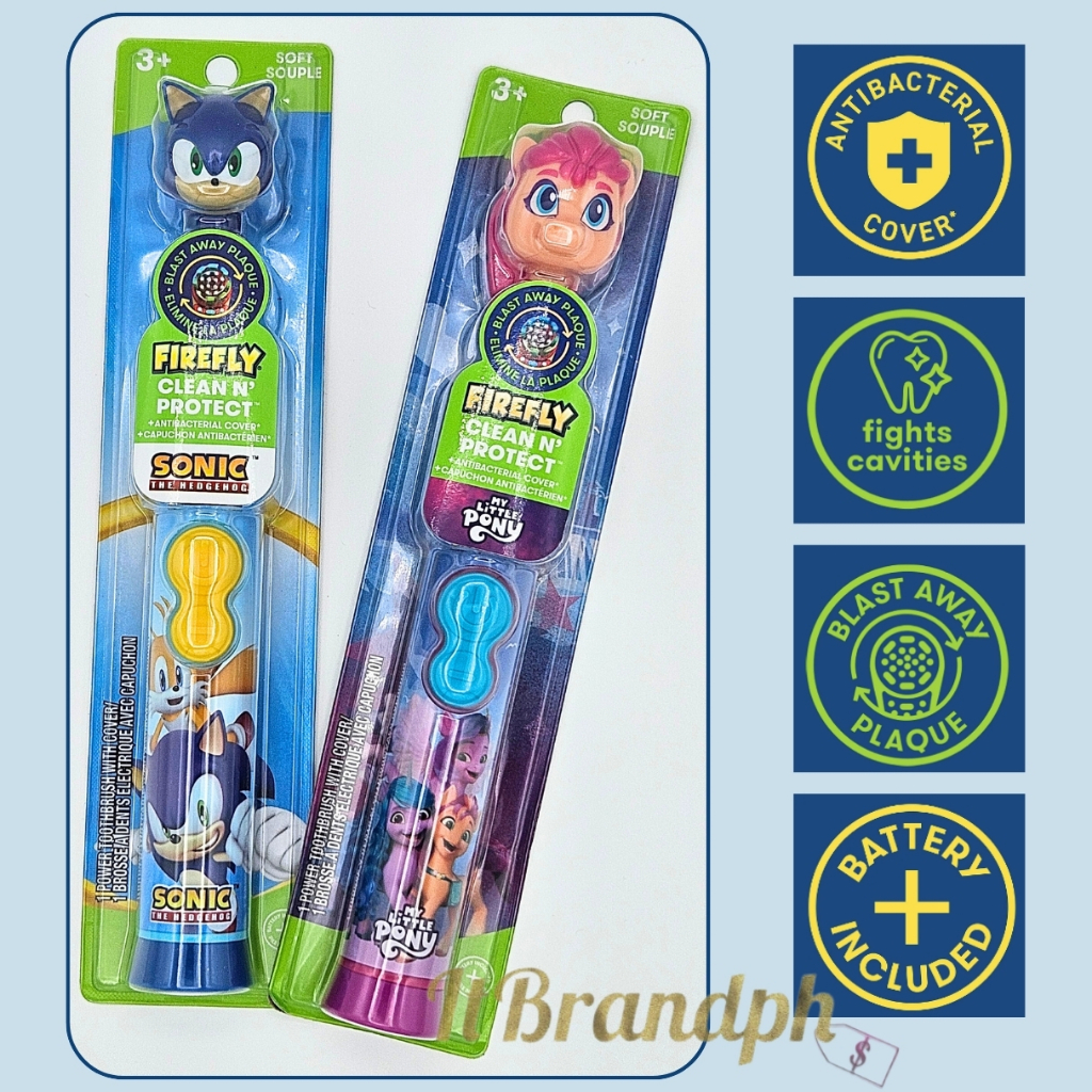 Firefly Clean N' Protect Sonic the Hedgehog/My Little Pony Toothbrush ...