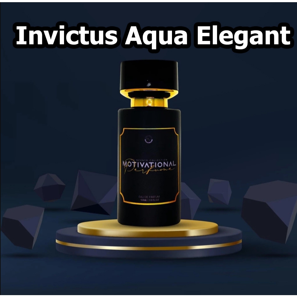 Motivational Perfume Elegant Invictus Aqua 50ML by HSI Scents ...