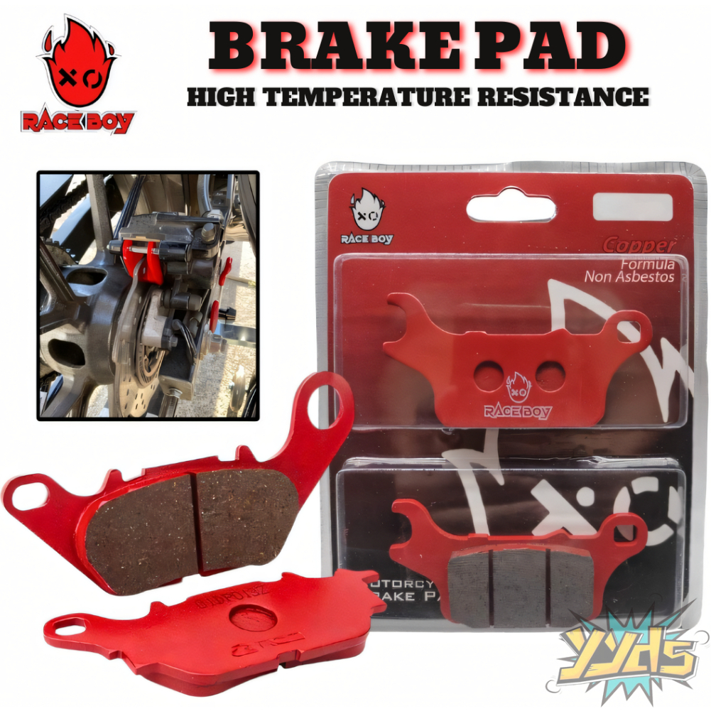RACE BOY BRAKE PAD/DISC PAD E Series for Motorcycle Mio sporty/ADV ...