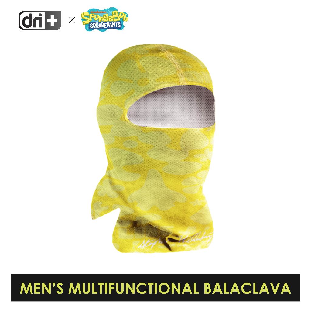 Dri Plus x SpongeBob Men's Washable Aircool “Gullible Yellow” Balaclava ...
