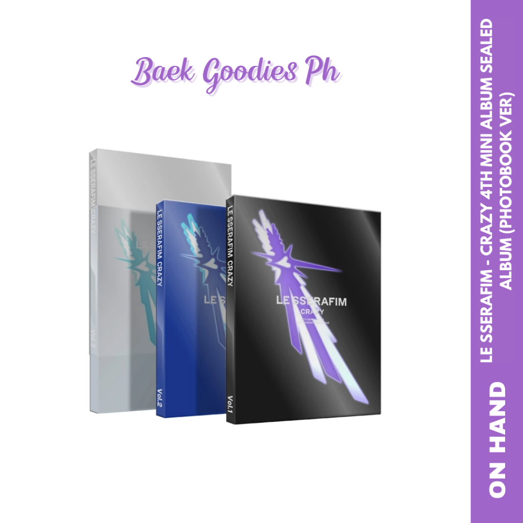 Lesserafim 4th Mini Album 'Crazy' | Shopee Philippines