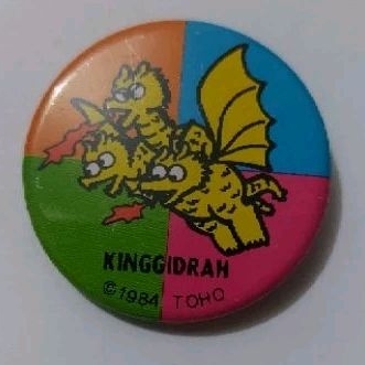 1984 Toho Godzilla Mothra King Gidrah Godzilla Land Collectible Small ...