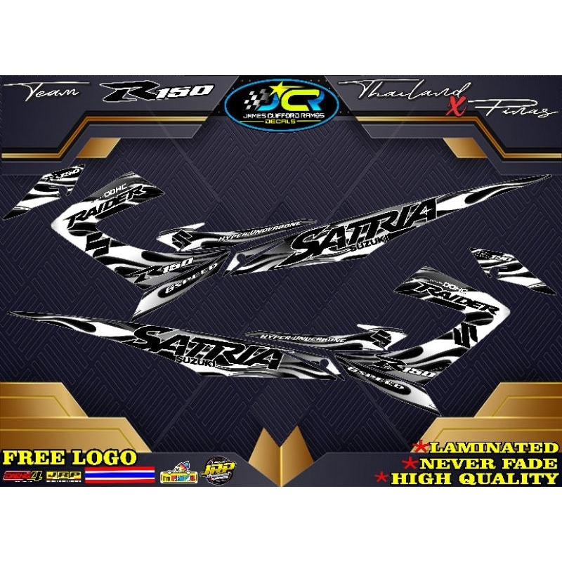 Suzuki Raider 150 Reborn Satria Stock Decals (New Design) | Shopee ...