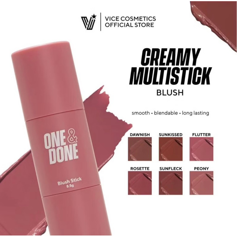 Vice Cosmetics One & Done Blush Stick 8.5g | Shopee Philippines