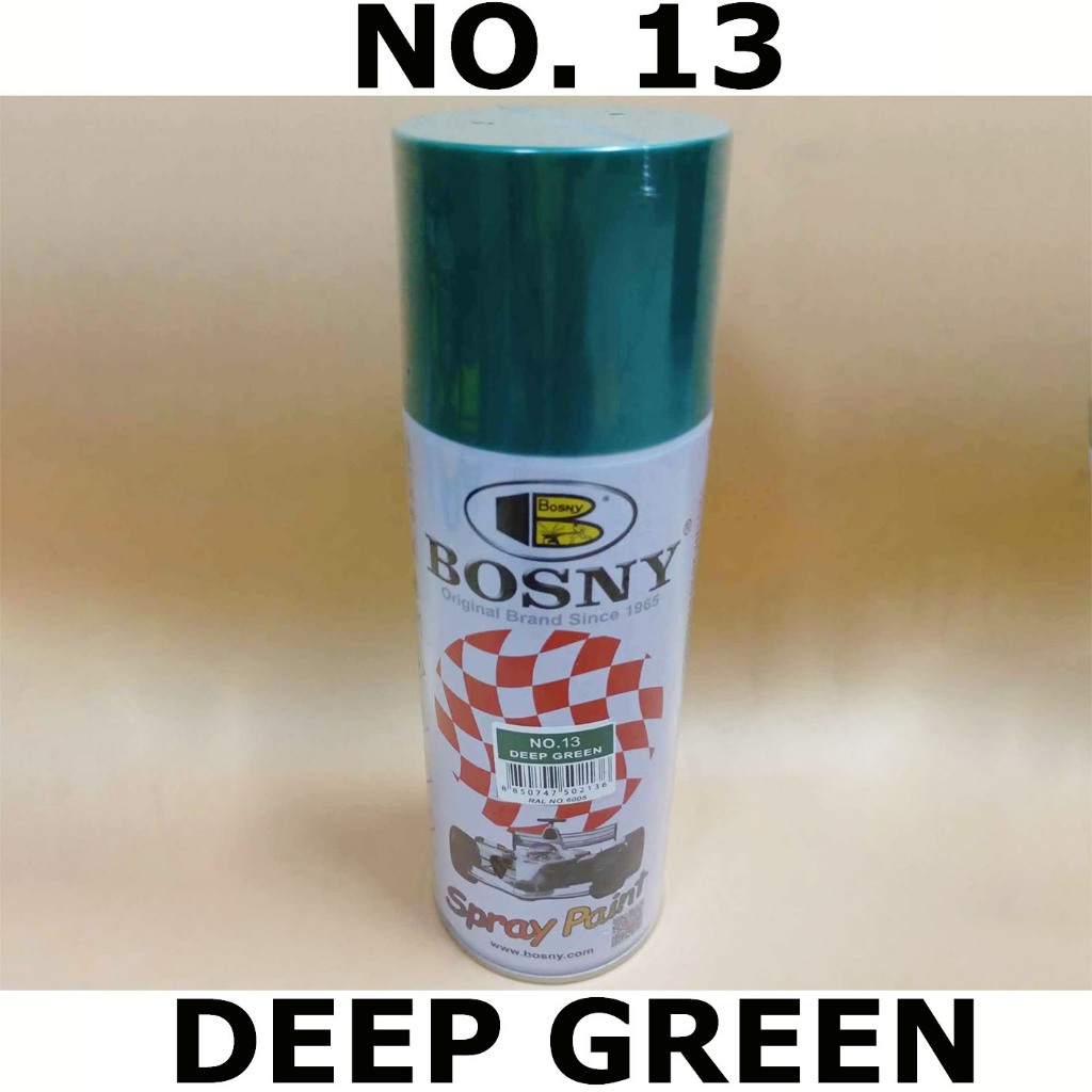 BOSNY SPRAY PAINT DEEP GREEN NO. 13