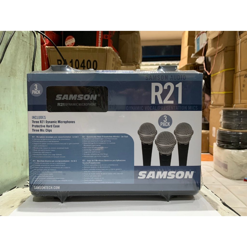 Samson R21 3 in 1 Pack Microphone | Shopee Philippines