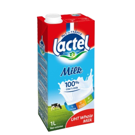 Lactel Full Cream Milk (12x1L) | Shopee Philippines