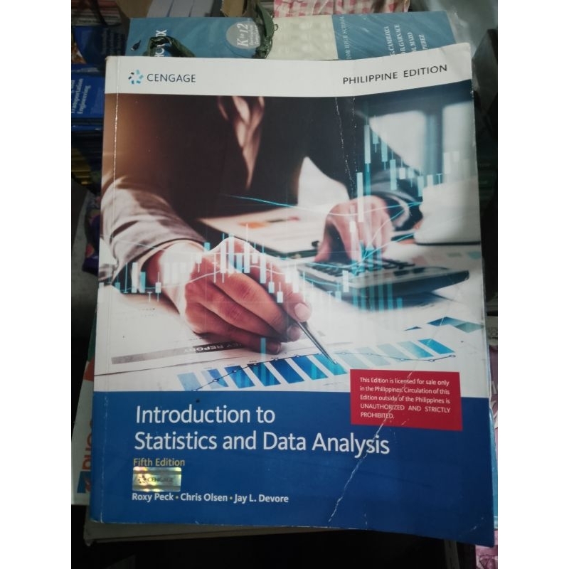 INTRODUCTION TO STATISTICS AND DATA ANALYSIS (slightly use | Shopee ...