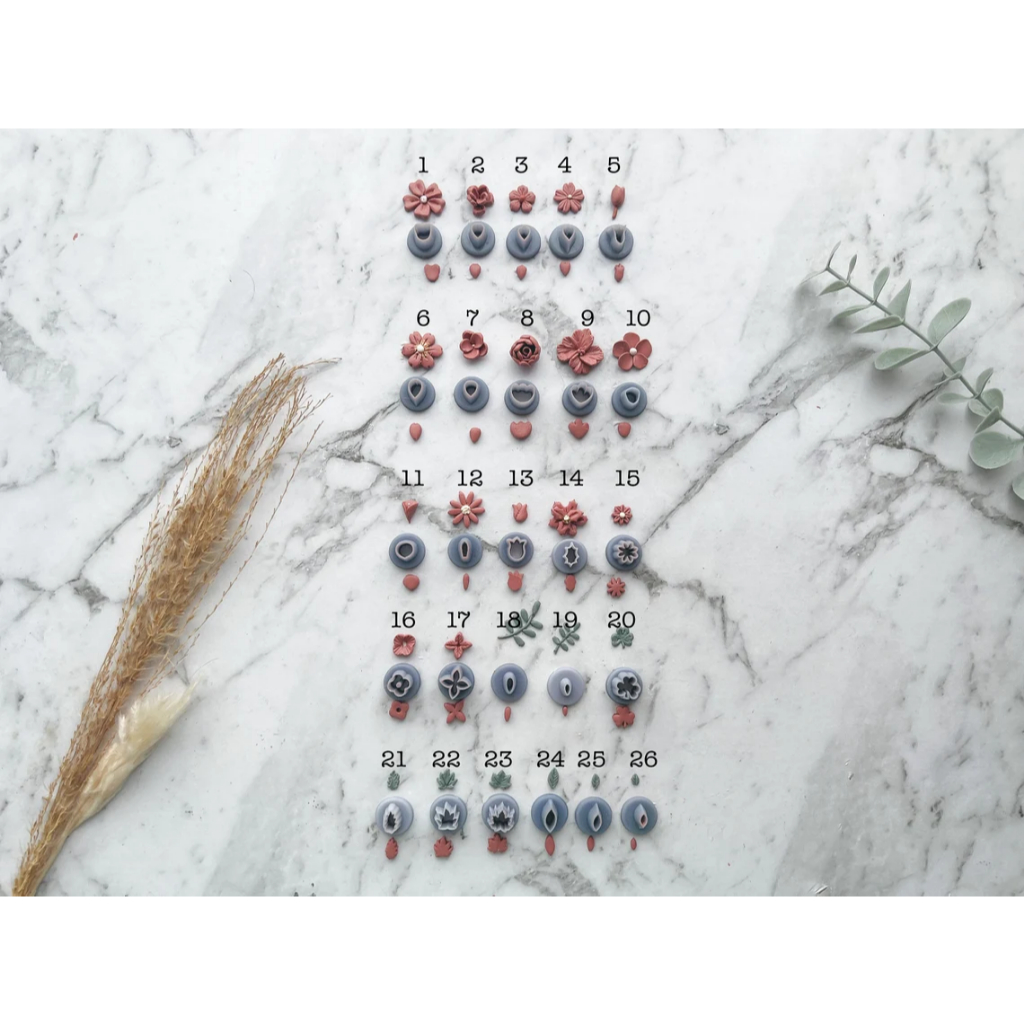 Premium Micro Mini Polymer Clay Cutters - 3D Prints | CH1027 Series ...