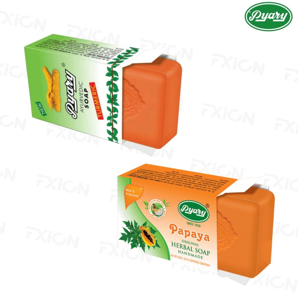 Pyary Turmeric Papaya Soap 75g - Anti-Acne Anti-Aging Whitening - Body ...