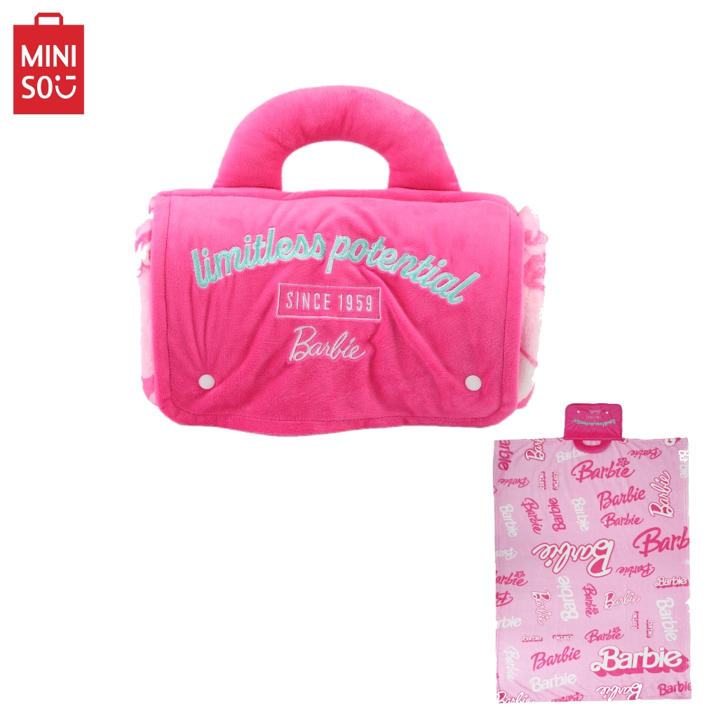 MINISO Barbie Shining Collection Foldable Blanket | Shopee Philippines