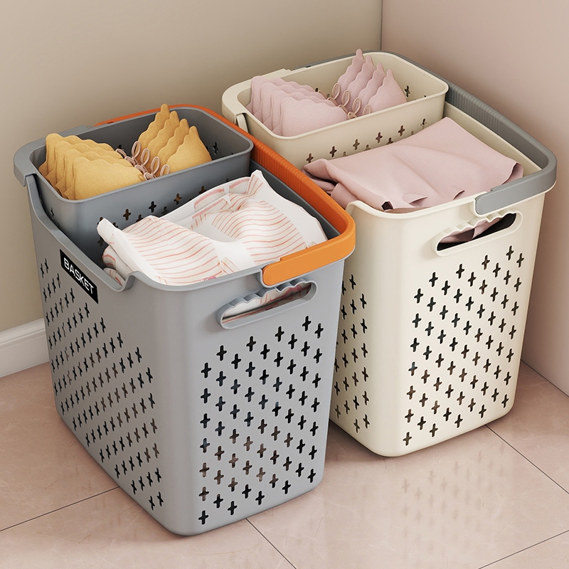 Activebae Small Capacity Clothes Basket Household Laundry Basket ...