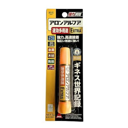 Konishi Bond Aron Alpha EXTRA 2g Fast Multi-Purpose Adhesive, Instant ...
