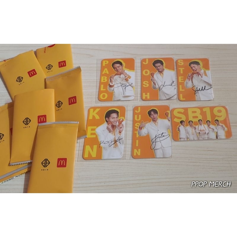 COMPLETE SET OF LIMITED EDITIONSB19 x MCDO OFFICIAL PHOTOCARDS SB19 ...