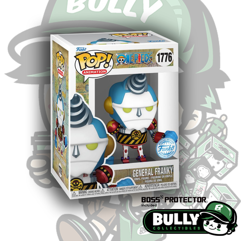 Funko POP! Animation: One Piece - General Franky 1776 (FSE) With Boss ...