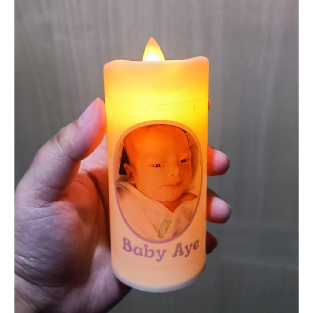 Led Candle Customized for All Souls Day 11cm tall | Shopee Philippines