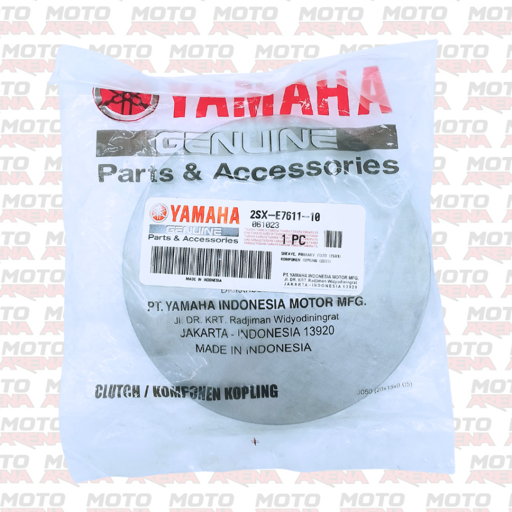 MIO SOUL I 125 (BB42)/FAZZIO/GRAVIS (B3U1) SHEAVE, PRIMARY FIXED/DRIVE FACE; (GENUINE:2SX-E7611 ...