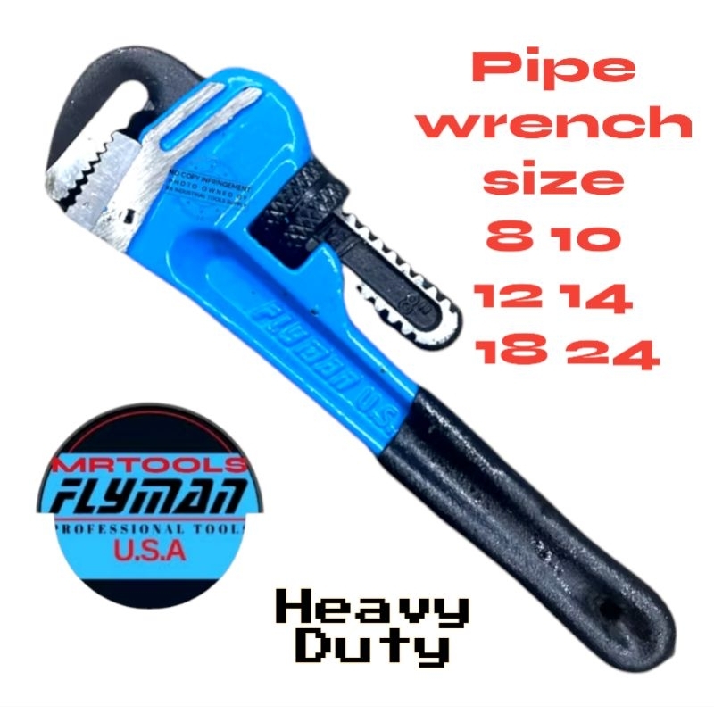 Flyman brand original, Pipe wrench/Yabe tubo | Shopee Philippines