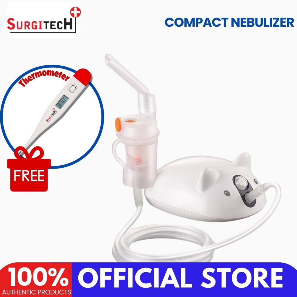 Surgitech Mouse Nebulizer Vaporizer WITH THERMOMETER | Shopee Philippines