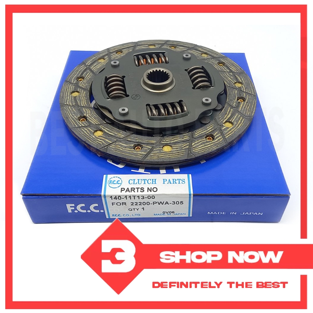FCC Clutch Disc / Clutch Lining for Honda Jazz GD 2001-2008 - OE# 22200 ...