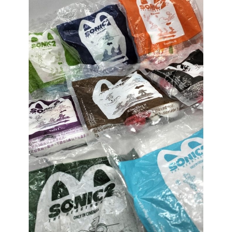 (Sealed) McDo Sonic Toy Figures | Shopee Philippines