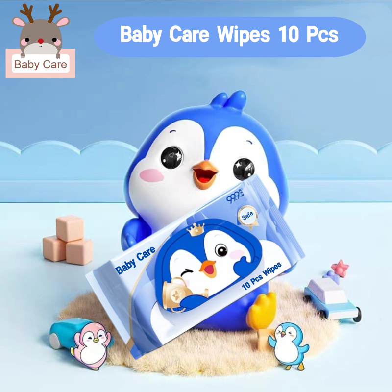 Baby Wipes 10 Pulls Per Pack Mini Wipes Easy to Carry Baby Available ...