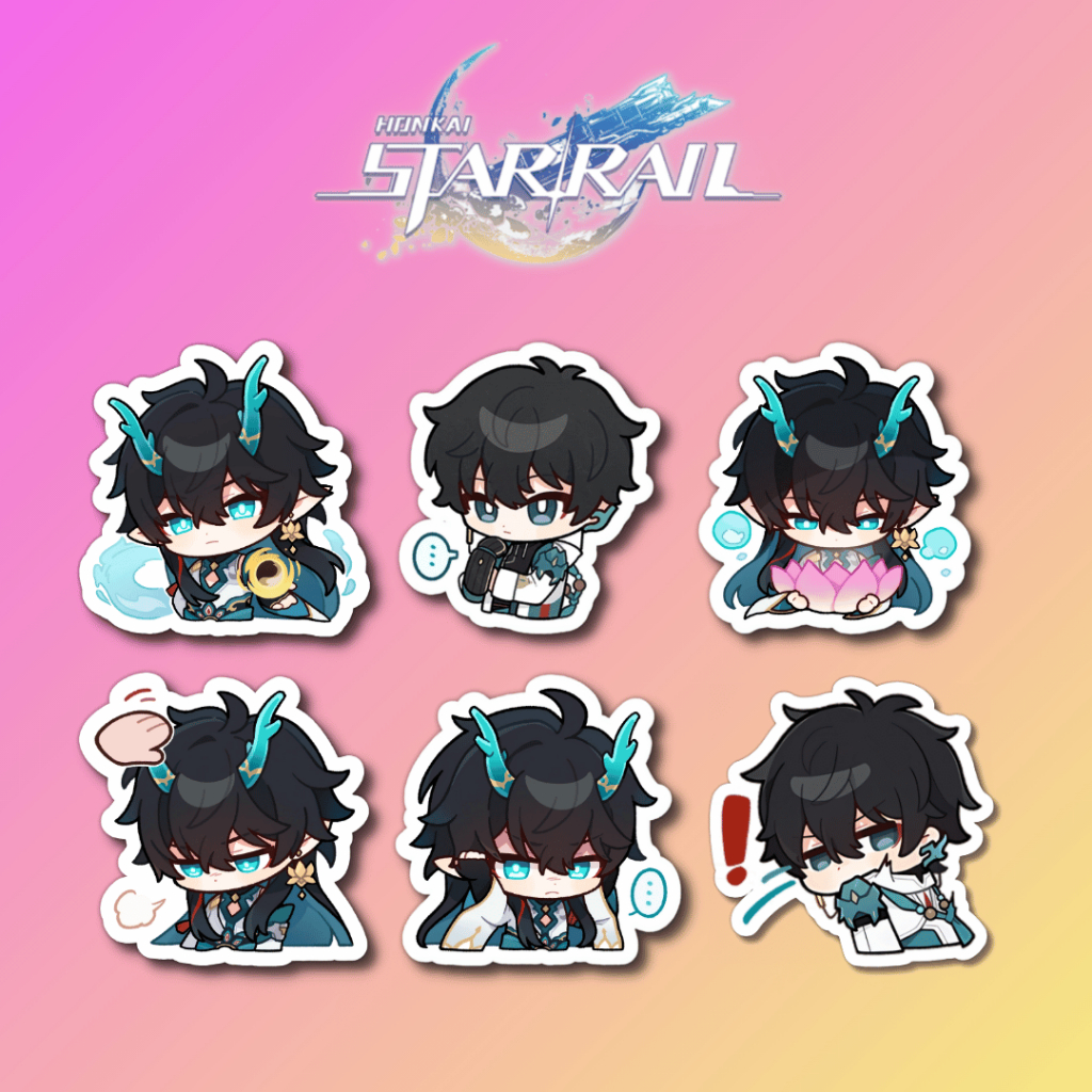Honkai: Star Rail Dan Heng Emoji Sticker Set (6pcs) | Shopee Philippines