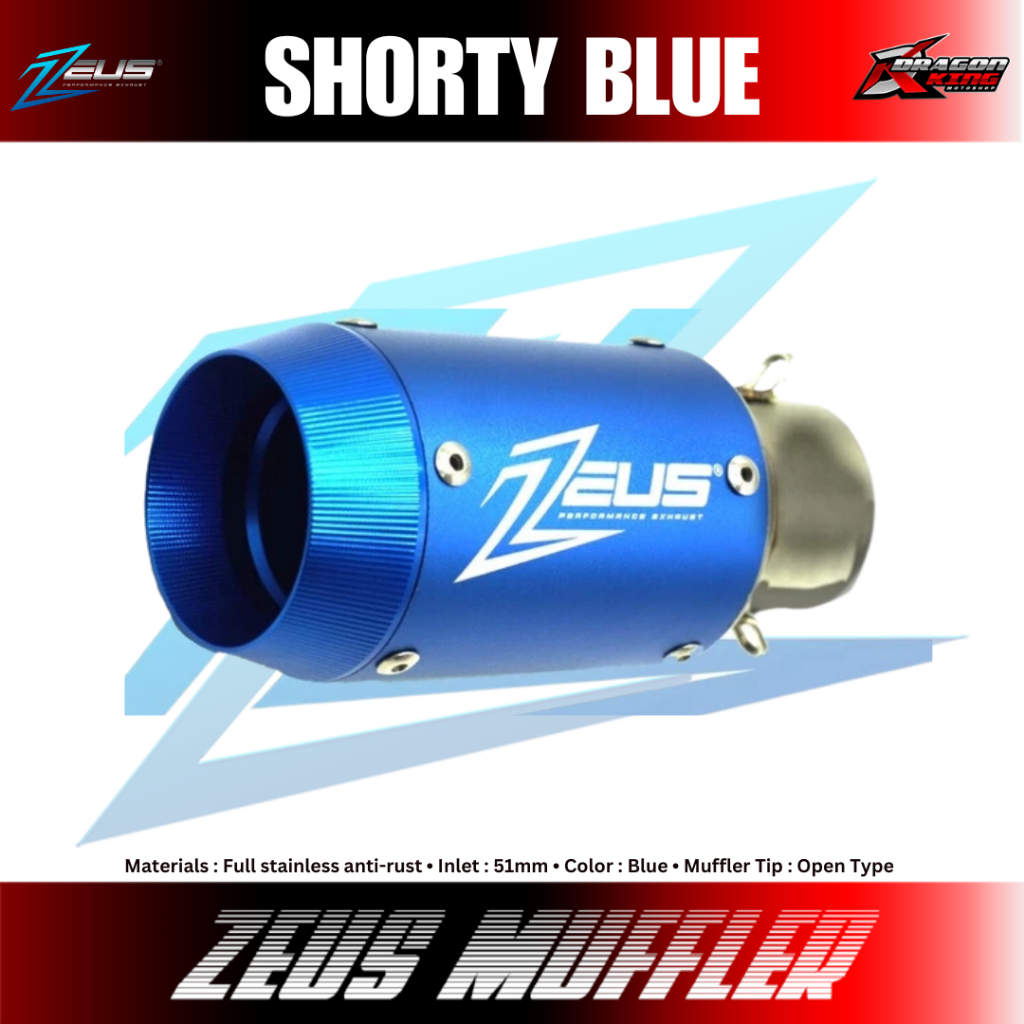 Zeus Performance Exhaust Shorty 51mm | Shopee Philippines
