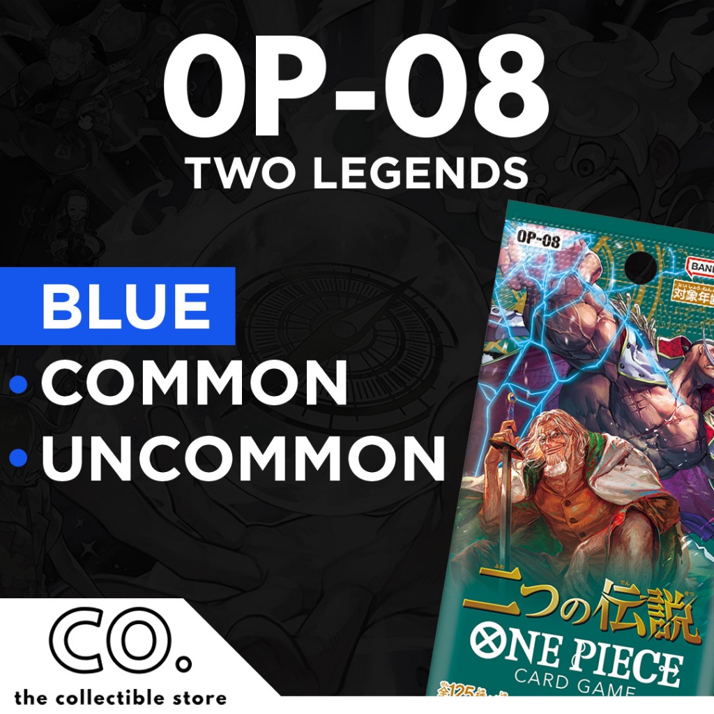 ONE PIECE CARD GAME -OP08 Two Legends Blue deck Common and Uncommon (Singles Only) | Shopee ...